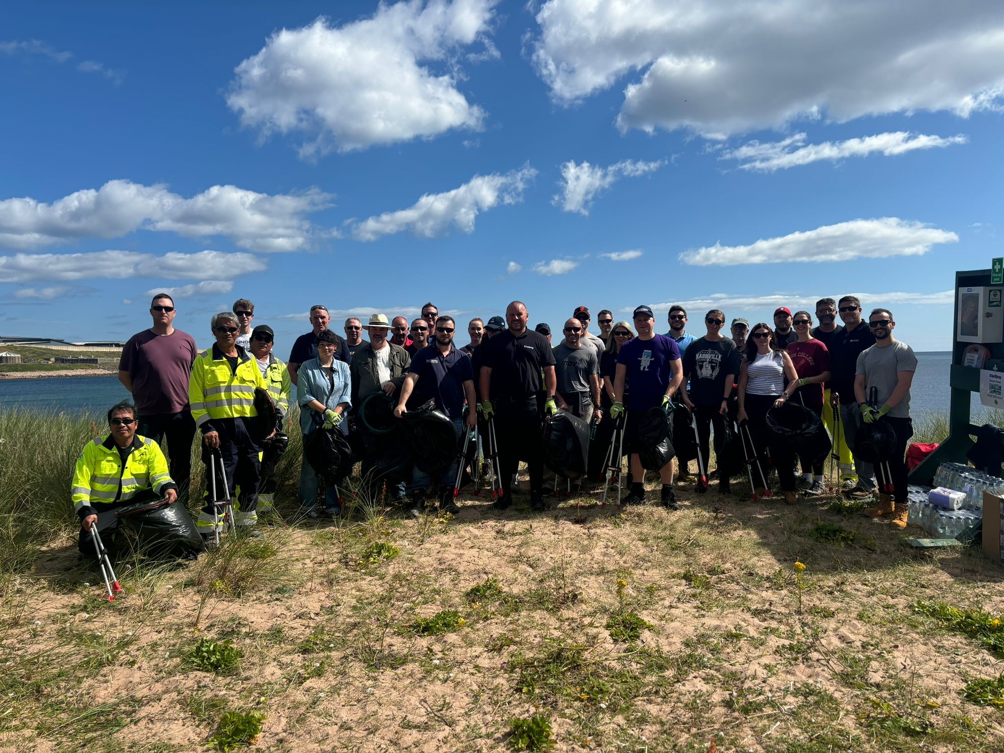 Record-breaking clean-up effort at popular Peterhead Beach | EGL2